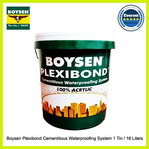 Boysen Plexibond Cementitious Waterproofing System - 16 Liters (1 Pail ...