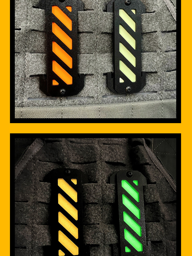 LUC Molle identification strips outdoor equipment backpack accessories ...