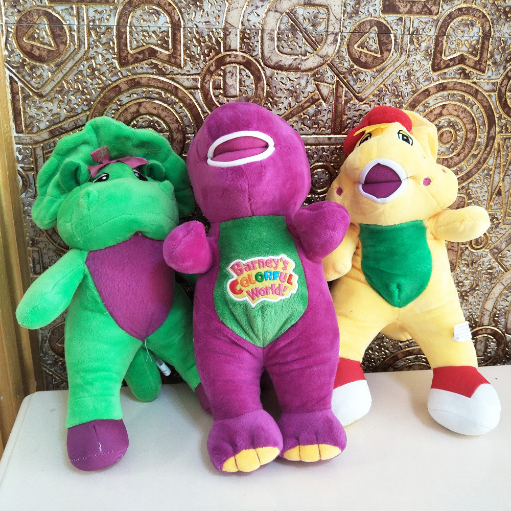 Dinosaur Barney Children Plush Cartoon Doll Kid Stuffed Birthday Gift ...