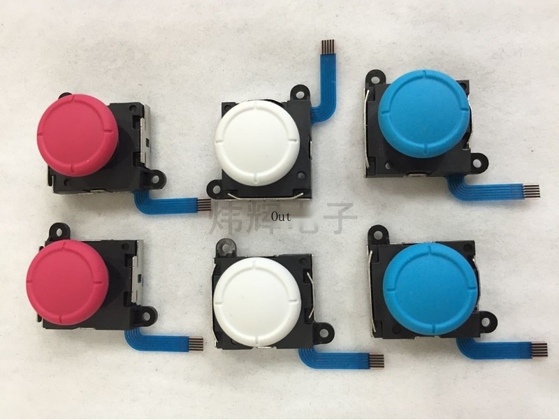 New NS handle joystick Switch 3D joystick Joy-Con left and right blue ...