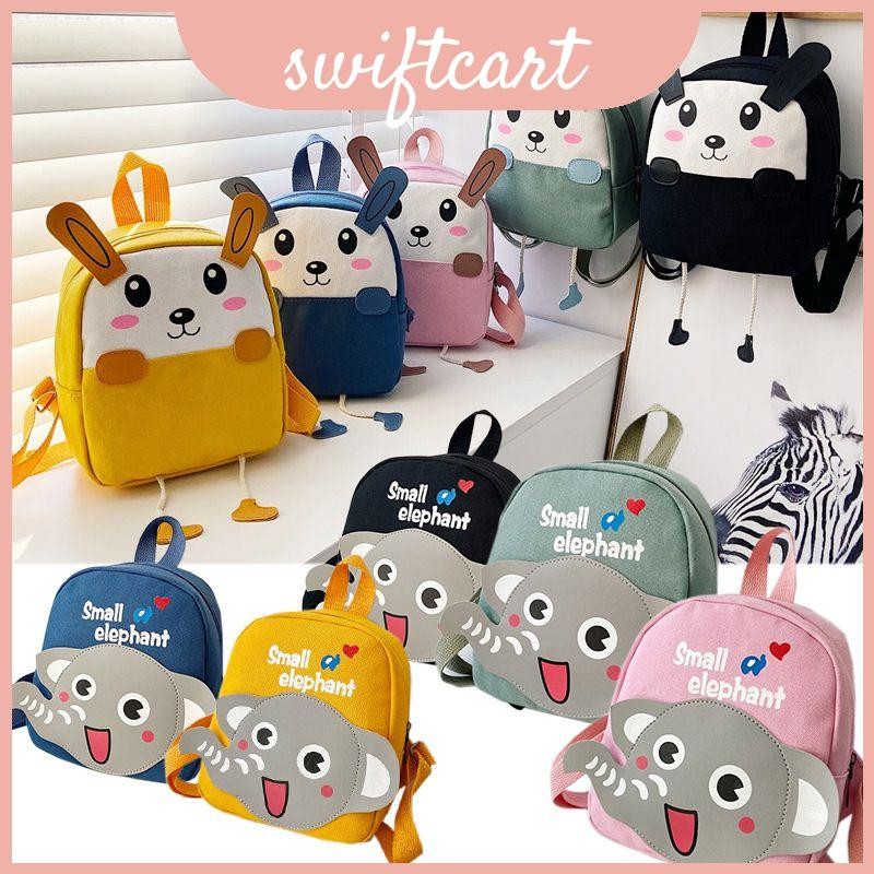 Realistic Cartoon Expression Animal Baby Backpack For School Adventures ...