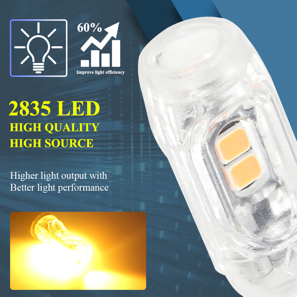 1x T10 W5W Lens LED Flash Light Strobe Bulb 194 WY5W Flashing Interior ...