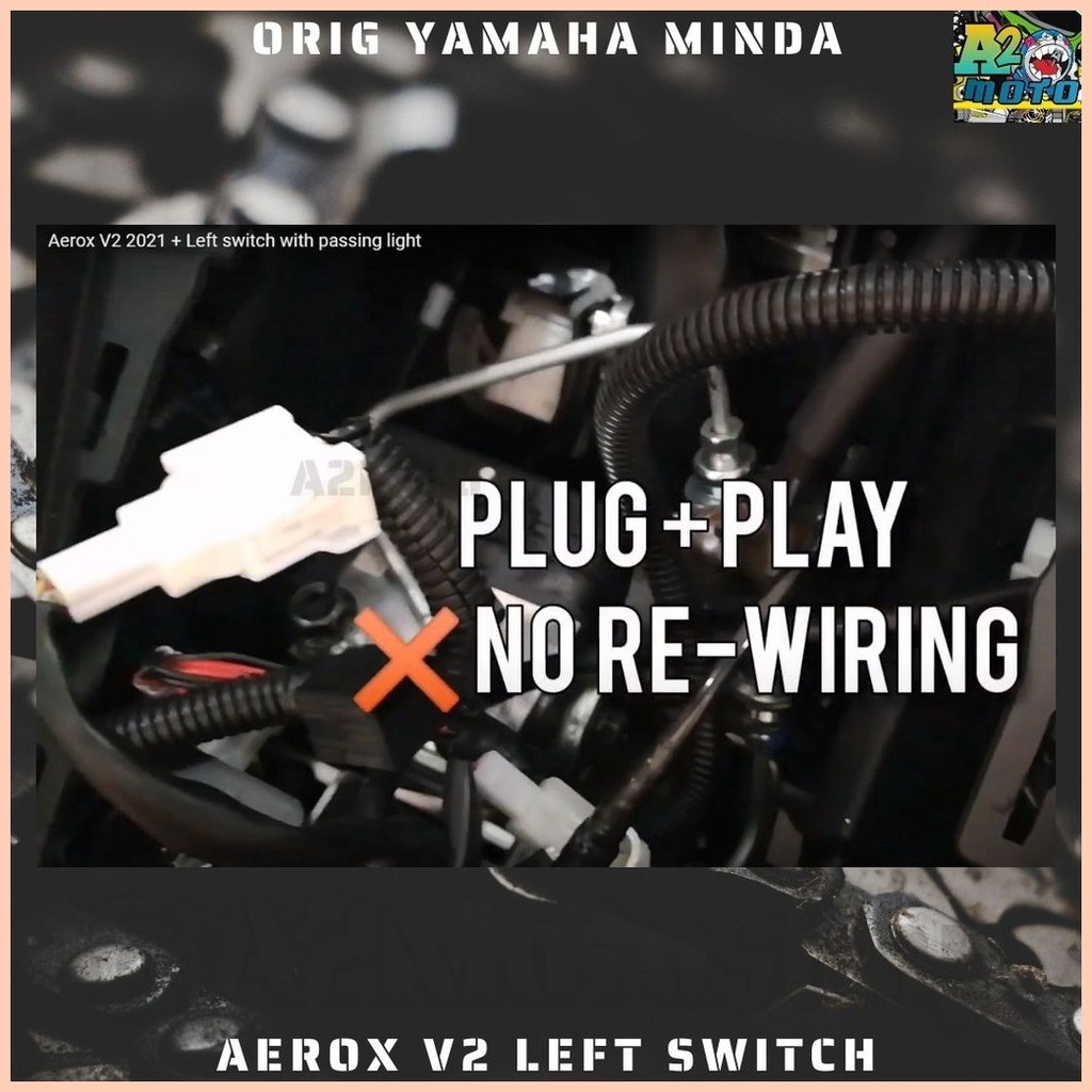 ∏ ☈ YAMAHA AEROX V2 / NMAX V2 V1 OEM SWITCH Left and Right with RELAY ...