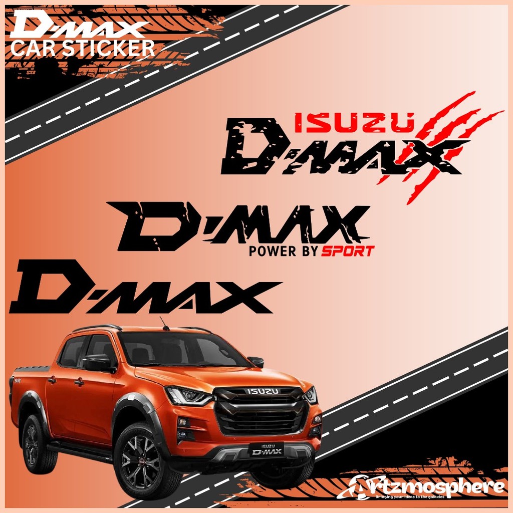 ISUZU DMAX STICKER (tailgate or door) | Shopee Philippines