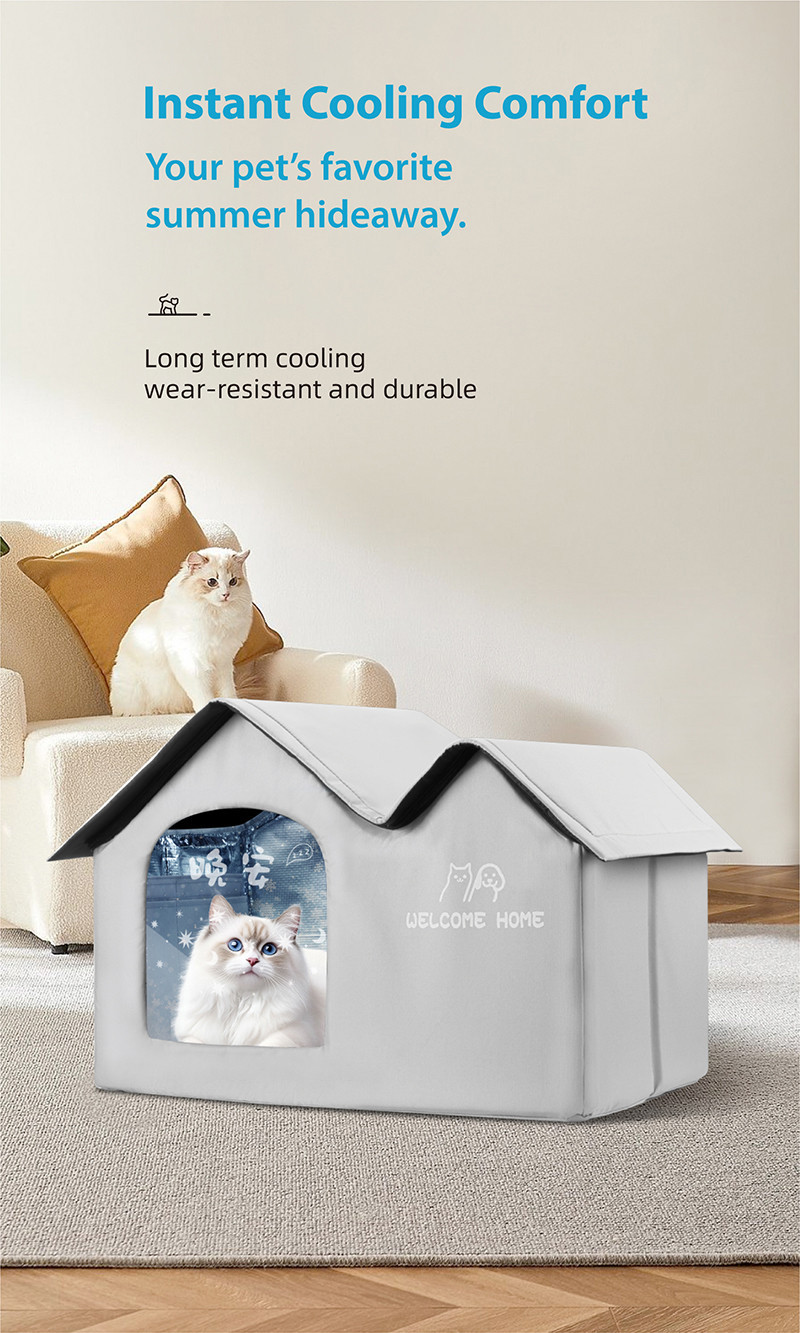 Cat Air Conditioning House Summer Cat Cooling Tool Nest Dog Ice House ...