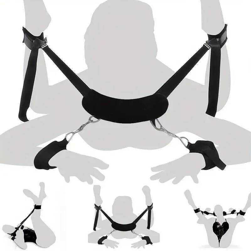 Bdsm Bed Restraints Kit Wrist Leg Restraint System Hand & Ankle Cuff Sexueles Bondage Set Sex ...
