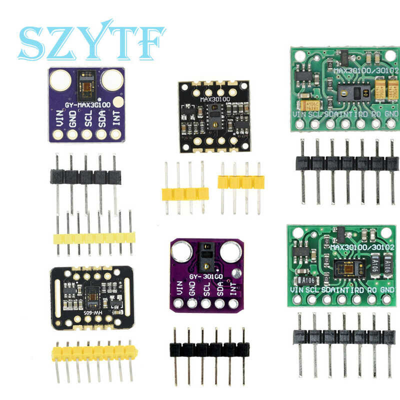 Max30100 Max30102 Heart Rate Sensor Module Puls Detection Blood Oxygen ...