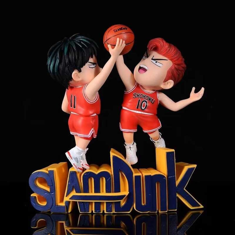 Slam Dunk Hand-Made Q Version Sakuragi Hanado Kaede Rukawa SD Jumping ...