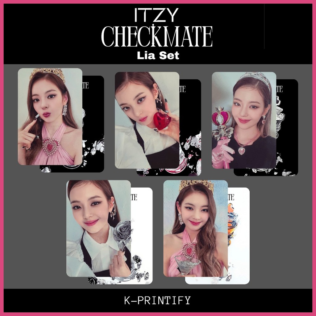 ♣ ☁ ☺ FANMADE ITZY Photocard Set - Checkmate (Read Description ...