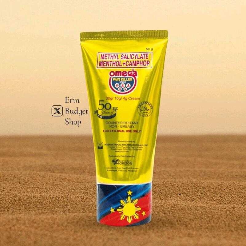 OMEGA PAIN KILLER Cream (Methol+Campor) | Shopee Philippines