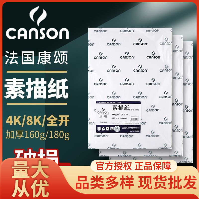 LY France Canson Paper Constantine 150G Drawing Paper 8K 4K Paper Art ...