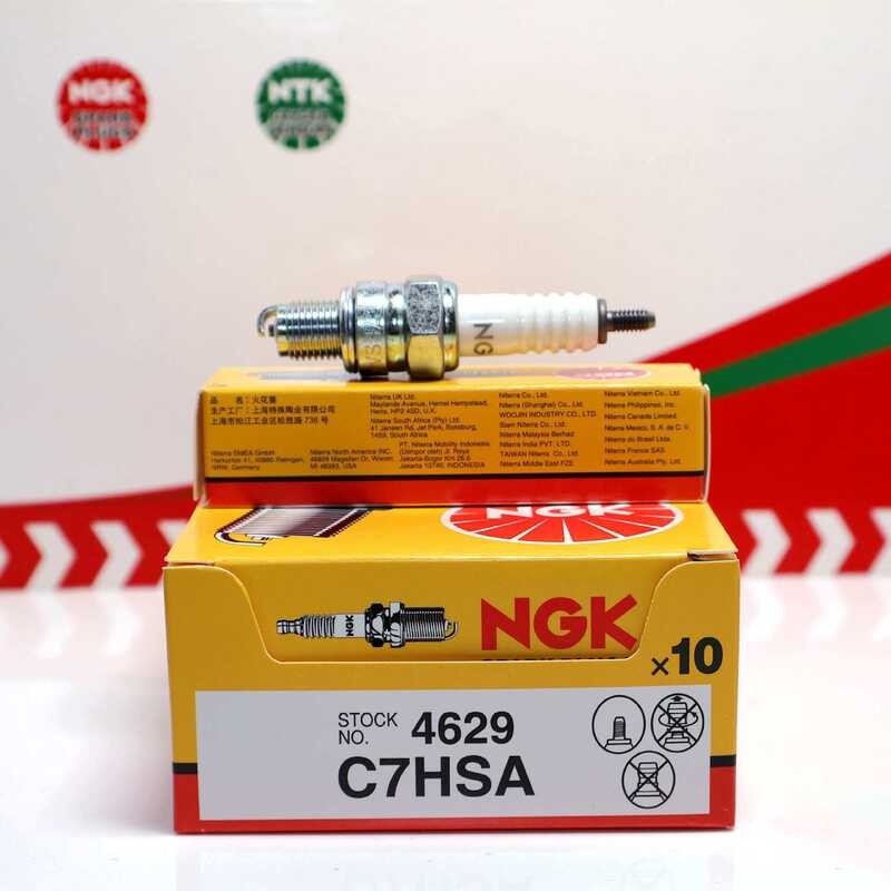 NGK 4629/C7HSA Motorcycle Spark Plug Suitable for Lifan Suzuki Wuyang ...