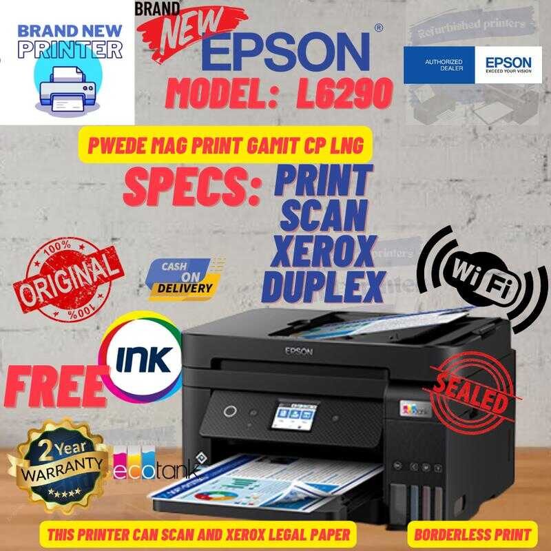 Epson Ecotank L6290 MODEL Brand New Continuous All In One DUPLEX ...