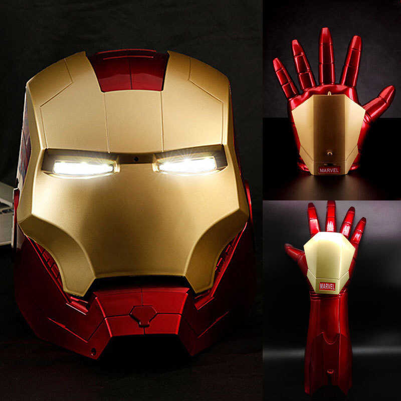 Iron Man Helmet Voice Control 5 Masks Automatic Opening and Closing ...