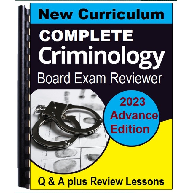 Criminology Board Exam Reviewer 2024 Edition | Shopee Philippines