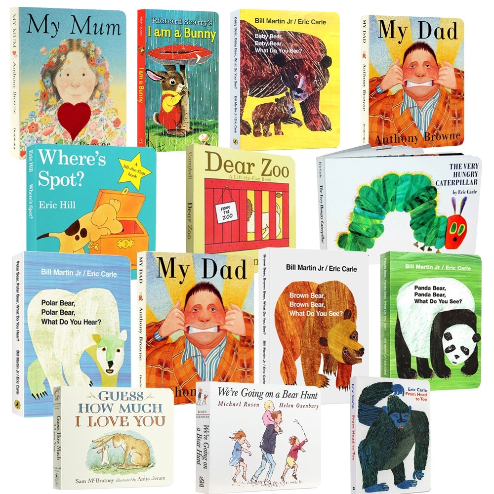 Eric Carle Anthony Browne Books:The Very Hungry Caterpillar, Brown Bear ...