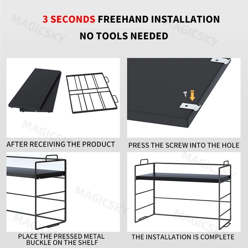 Nordic Multi Layered Desktop Organizer Stand Table Rack Cabinet Desk ...