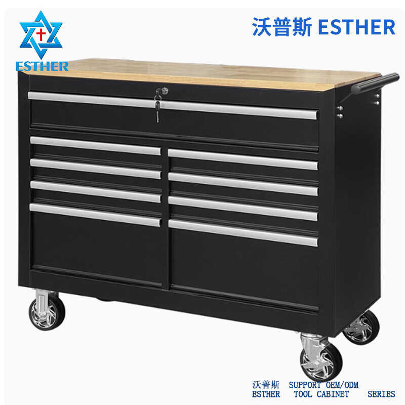 New Heavy-Duty Tool Box 46-Inch 9-Drawer Tool Cart Barbershop Hair ...