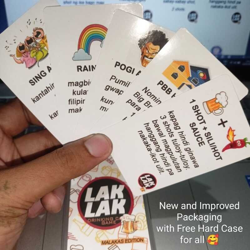 Laklak Card, Drinking Game, Shot Puno Card (New And Improved Packaging ...