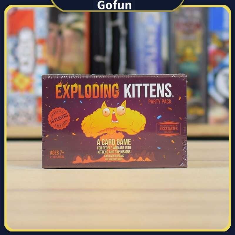 Exploding Kittens Pack Card Board No Music For Family Party Game 88F ...