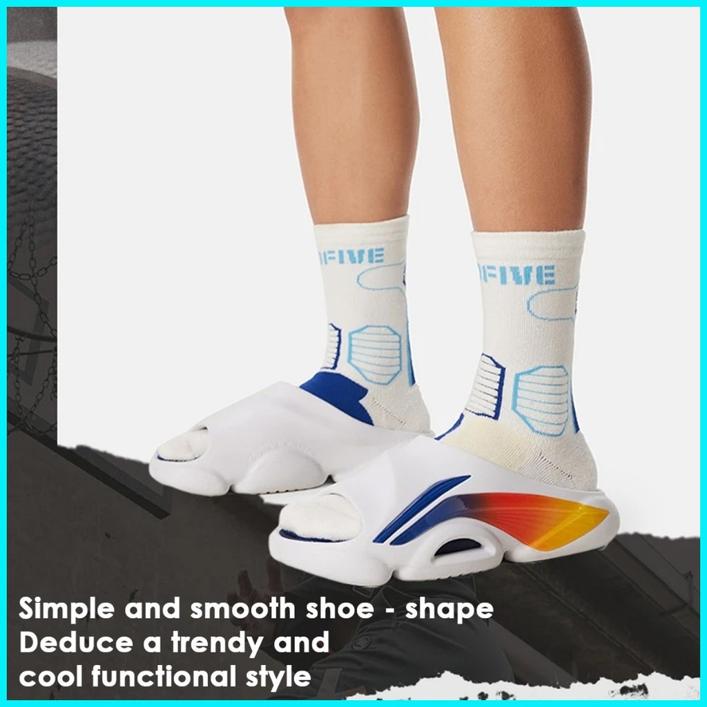 LI-NING BADFIVE SLIDE Men Basketball Court Slippers Sports Shoes ...