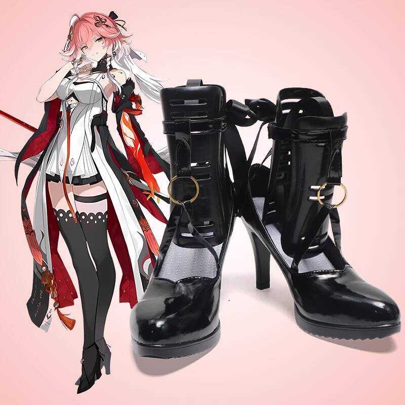 Cosplay Shoes Ming Chao Long Li Cos Shoes High Heels Large Size Height ...