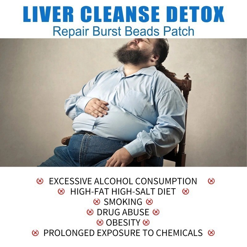 Liver Cleanse Detox Patch Slimming Prevent Cirrhosis Fatty Liver ...
