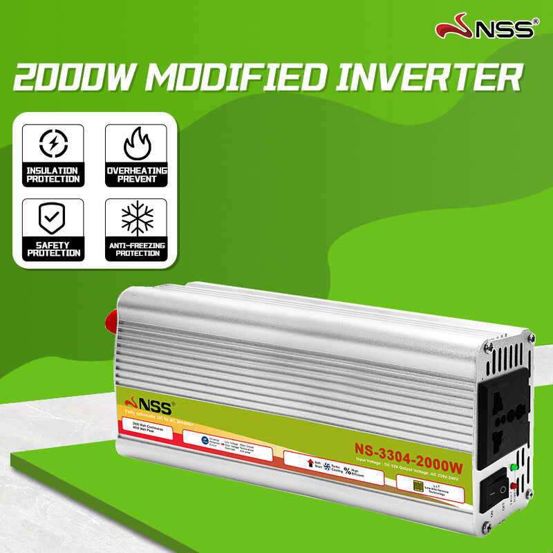 DC To Nss Ac Car Home 12V 220V Solar Power Inverter High Conversion ...