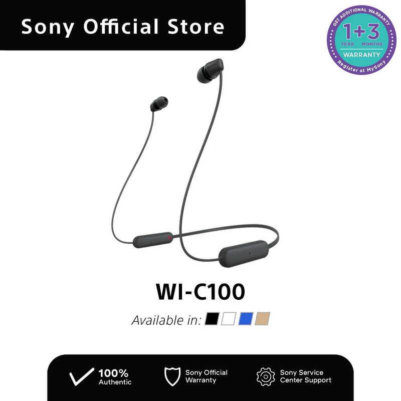 Wi-C100 / Sony WI C100 Wireless In Ear Bluetooth Earphones phones ...