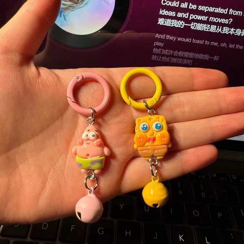 [Magpie] Small card bell couple SpongeBob SquarePants Patrick Star ...