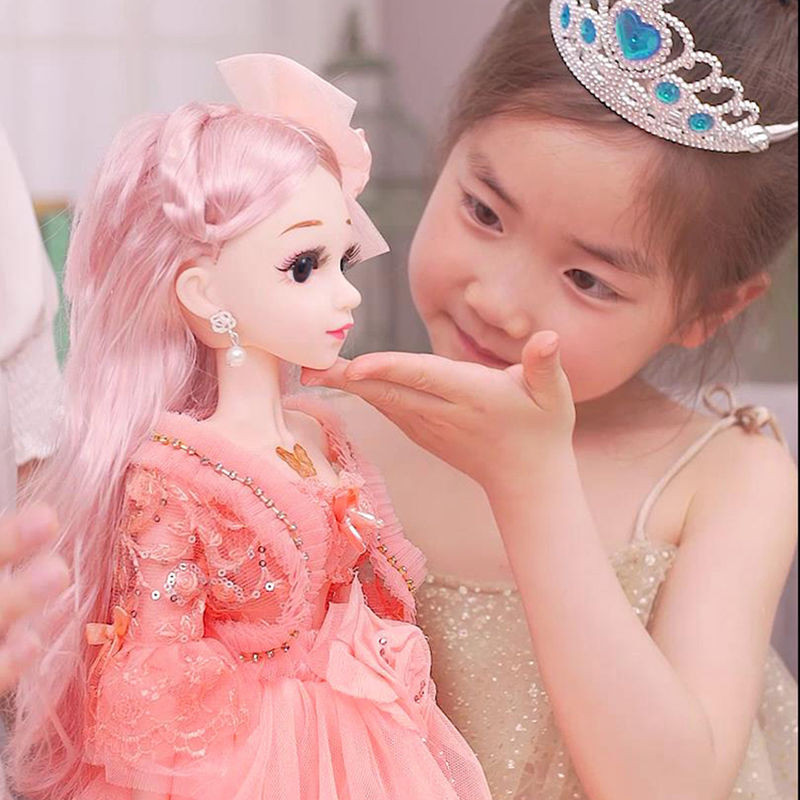 60Cm Large Fashion Toy Simul Moveable Jointed DIY Smart Princess Doll ...