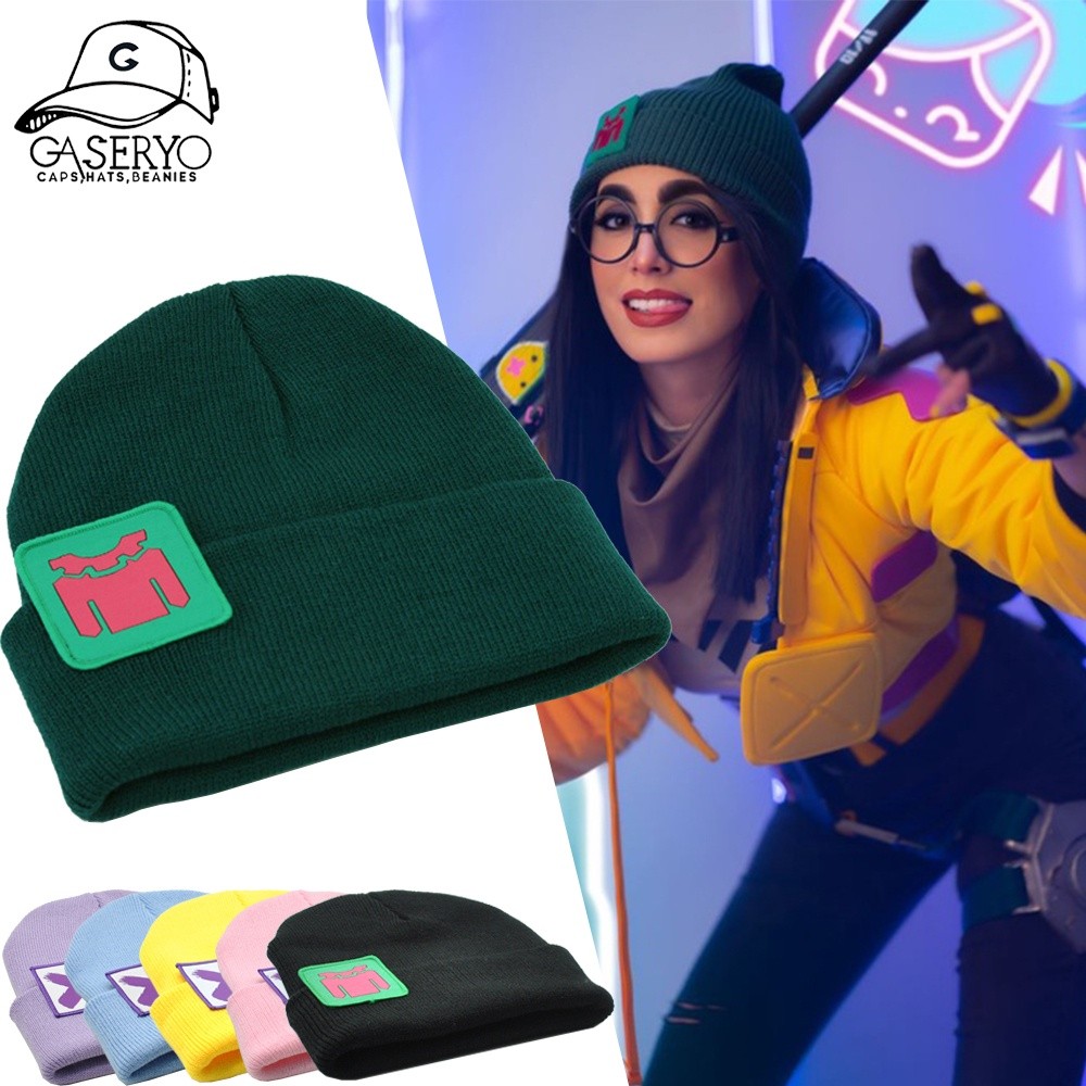 Gaseryo Valorant KILLJOY Hats knitted hat Plus size good elasticity Can ...