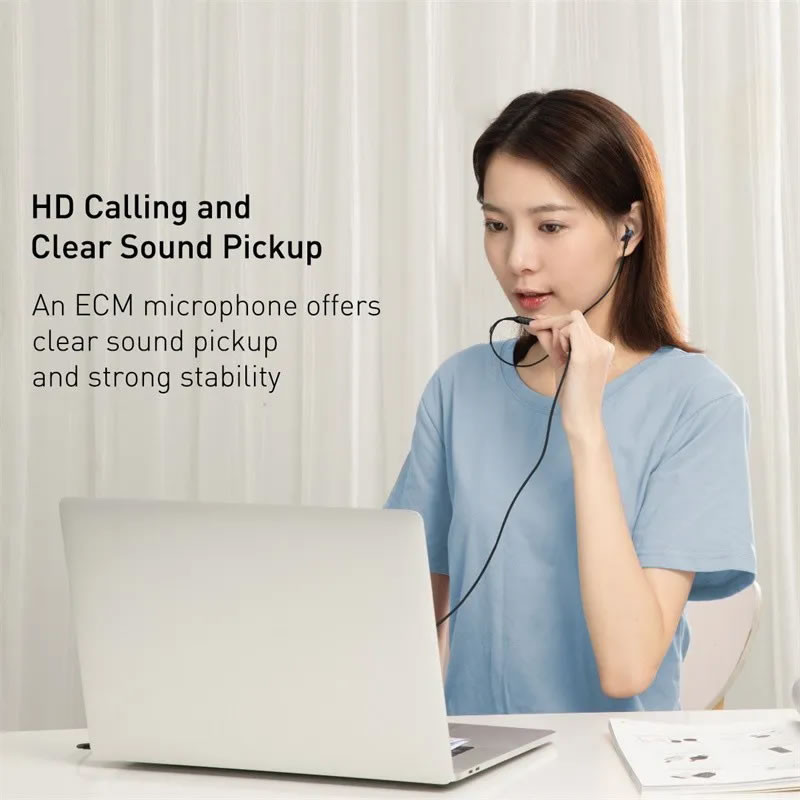 3.5mm Single Side Earbud Headsets With Mic Type C Connector Wired ...