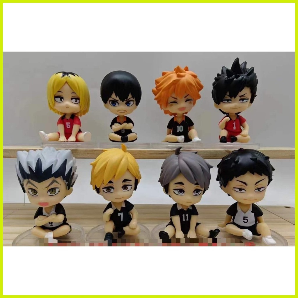♂ Haikyuu Hinata Shoyo,Kageyama Tobio,Oikawa Toru,Kozume Kenma Set of 8 ...