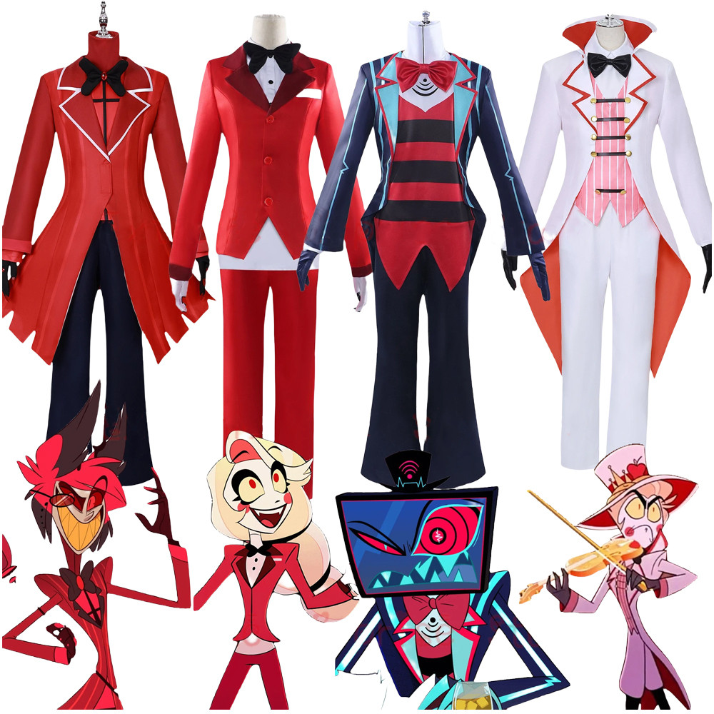 §≈ Alator Charlie Morningtar Cotume Hazbin Hotel Lucifer Vox Coplay ...