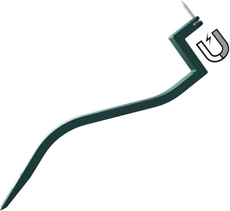 2 Magnetic Tool in 1 Heavy Duty Shingle Nail Installer Puller for Roof ...