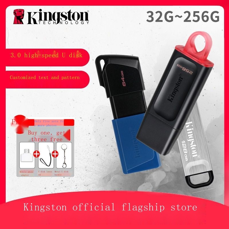 Kingston U Disk 32GB Official Flagship Store DT100 High Speed 64 Car 128g Computer Mobile Phone ...