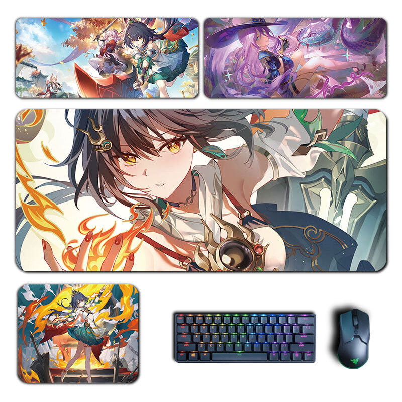 Honkai Star Rail Mouse Pad Yunli Jade Large XXL Mousepad Computer ...