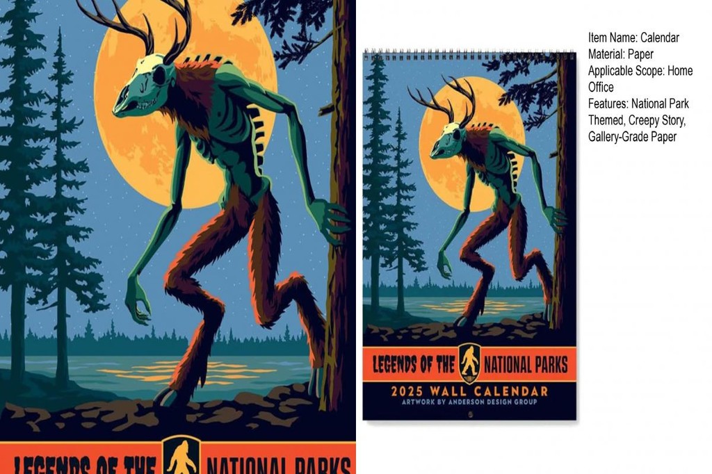 Monthly Story Calendar Creatures of the Night Calendar 2025 National ...