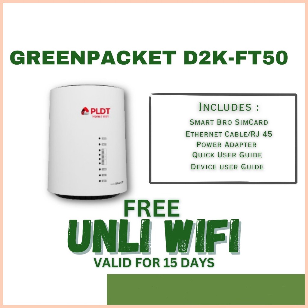 Smart PLDT Prepaid Home Wifi LTE-A with FREE 15Days Unli Data valid for ...