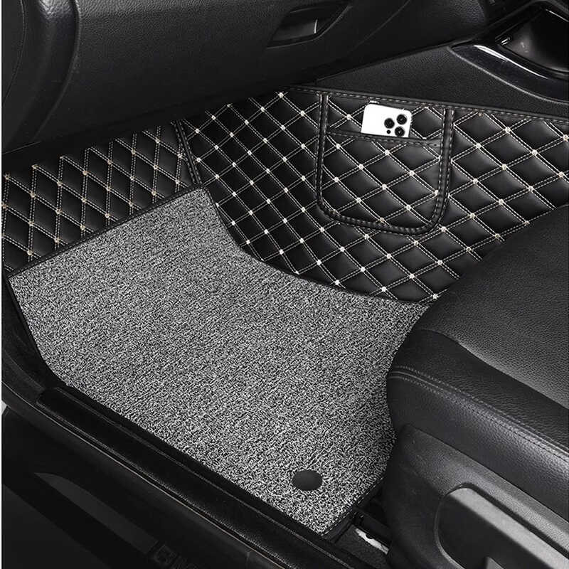 Double-Layer Custom Or Mats Leather Car Special Carpets Foot For MG GT ...