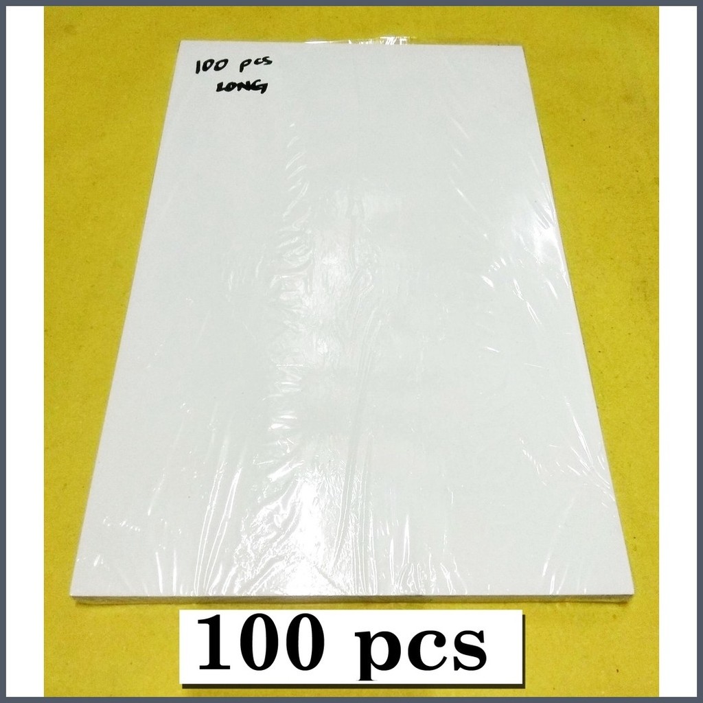 ♟ ∲ Bond Paper Long per pack in 100's Hard Copy Brand Sub 20 | Shopee ...