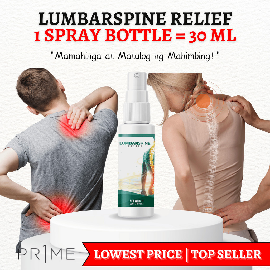Lumbar Spine Relief Spray Original for Instant Pain Relief l Relieves ...