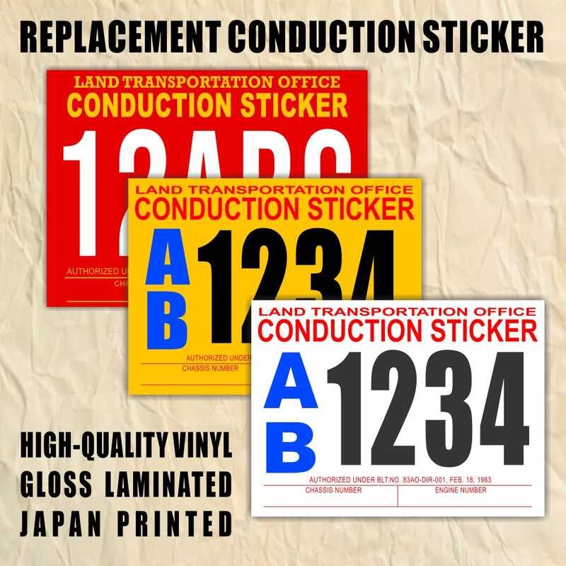Conduction Sticker High Quality VINYL Replacement - 1 Pair (2Pcs) 0B ...
