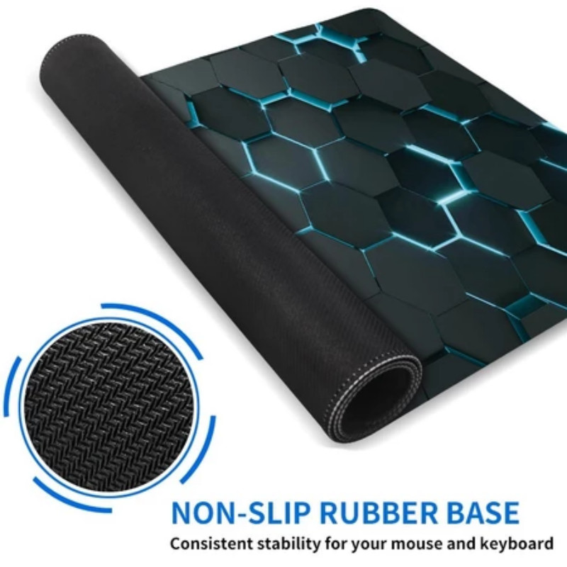 XXL Keyboard Mouse Carpet Large Mouse Table Pad Anti-slip Rubber Gamer ...