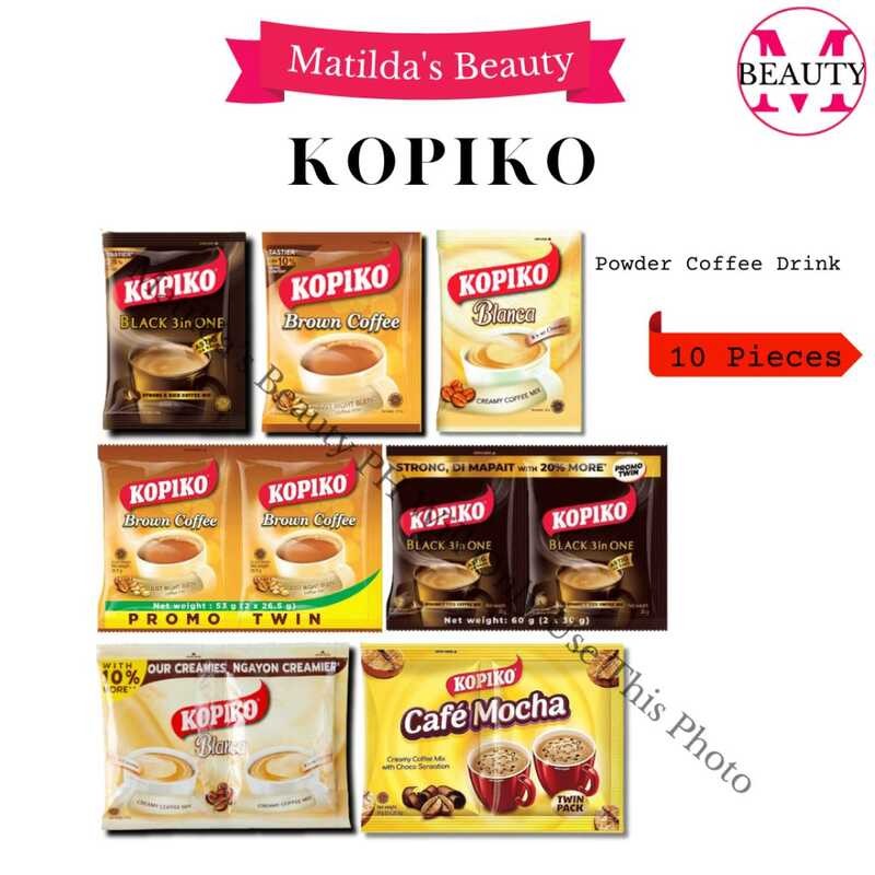 Kopiko 3In1 INSTANT Coffee - Brown Twin Pack 53G X 10 Sachets Blanca ...