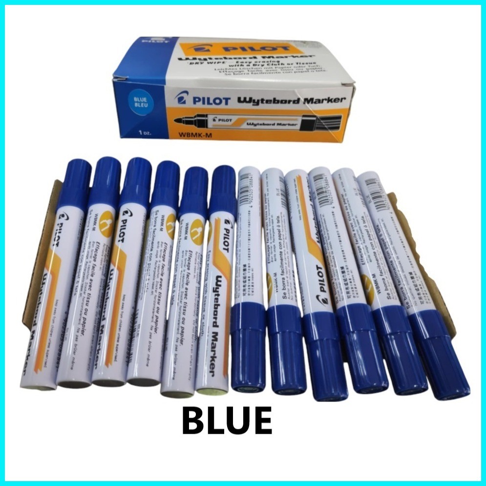 Pilot Whyteboard Whiteboard Markers 1 Dozen or 12 pieces | Shopee Philippines