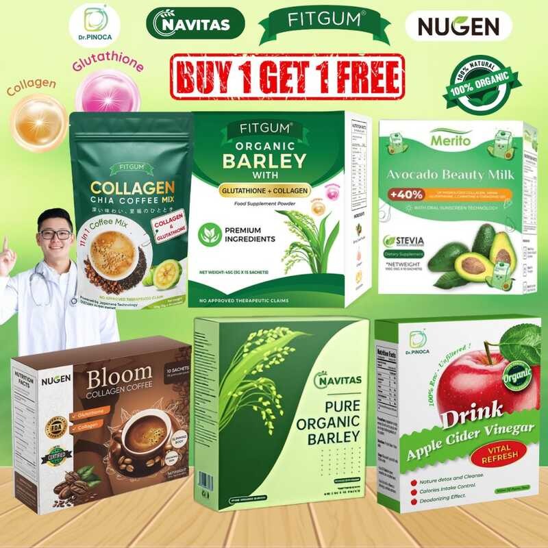 FITGUM Barley Original, Fitgum 20X Chia Coffee Legit, Navitas Pure ...