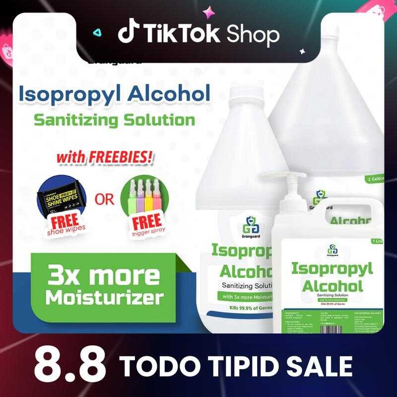 Granguard ISOPROPYL ALCOHOL DISINFECTANT ANTISEPTIC 1 GALLON With ...