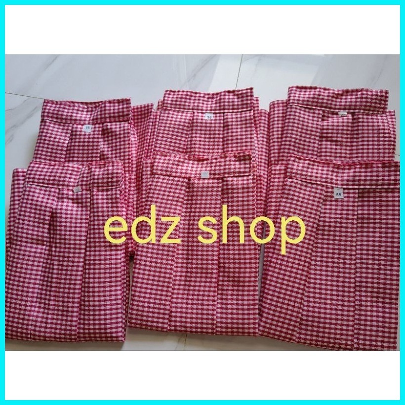 chekerd red skirt school uniform.(WHOLESALE) | Shopee Philippines